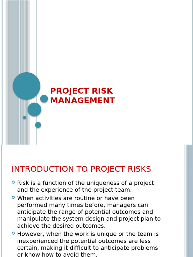 Risk Management | PDF | Risk | Risk Management