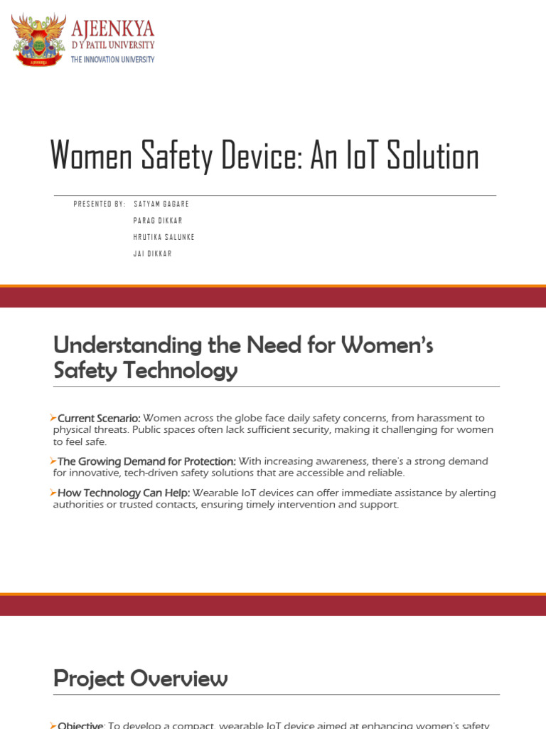 Women Safety Device | PDF | Wearable Technology | Internet Of Things
