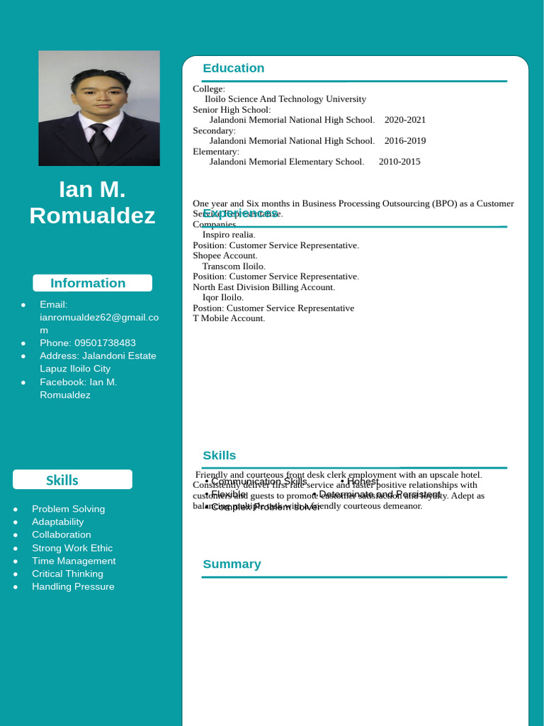 Final Resume | PDF | Business