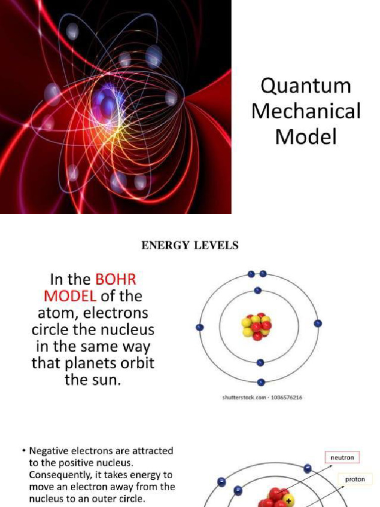 LESSON Quantum Mechanical Model | PDF