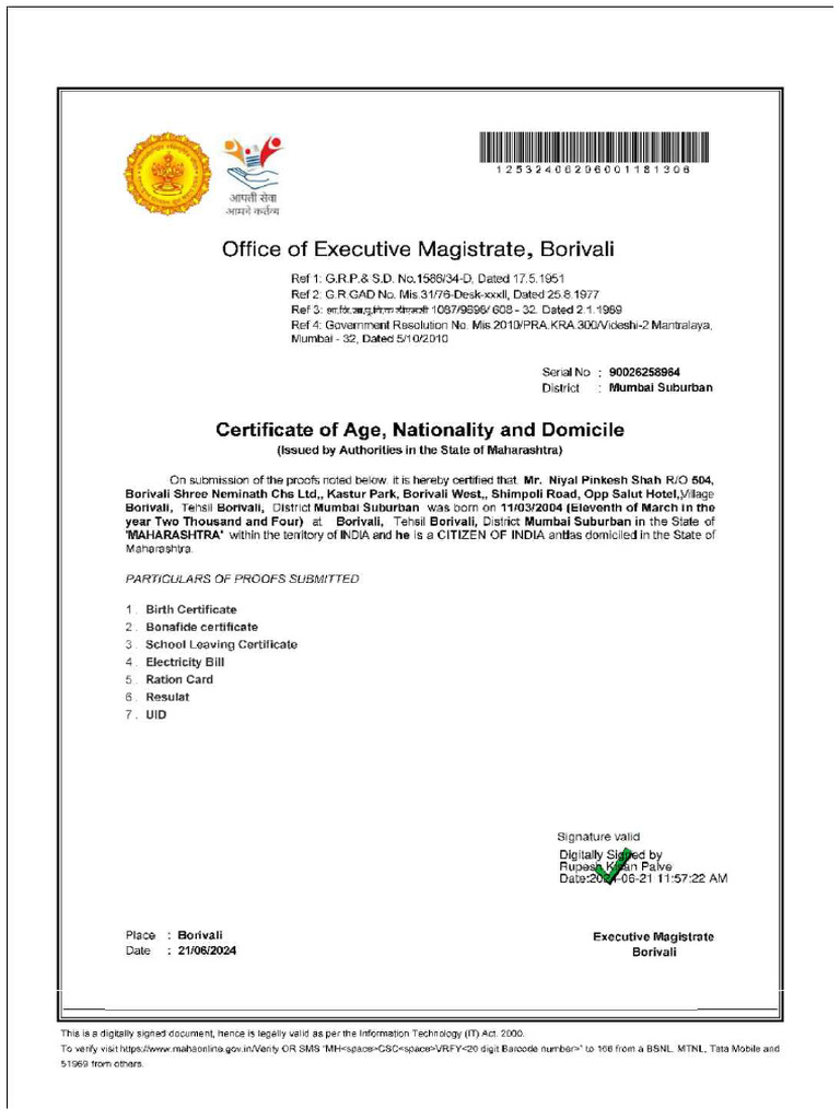 Niyal Pinkesh Shah - Compressed-M | PDF