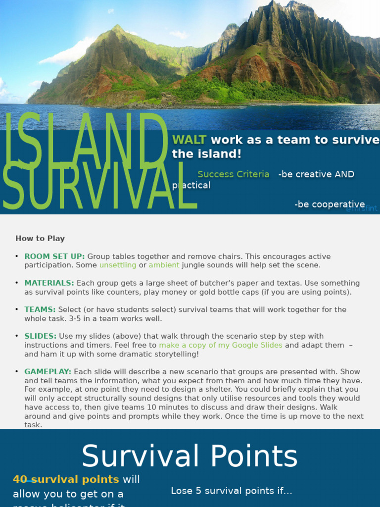Island Survival | PDF