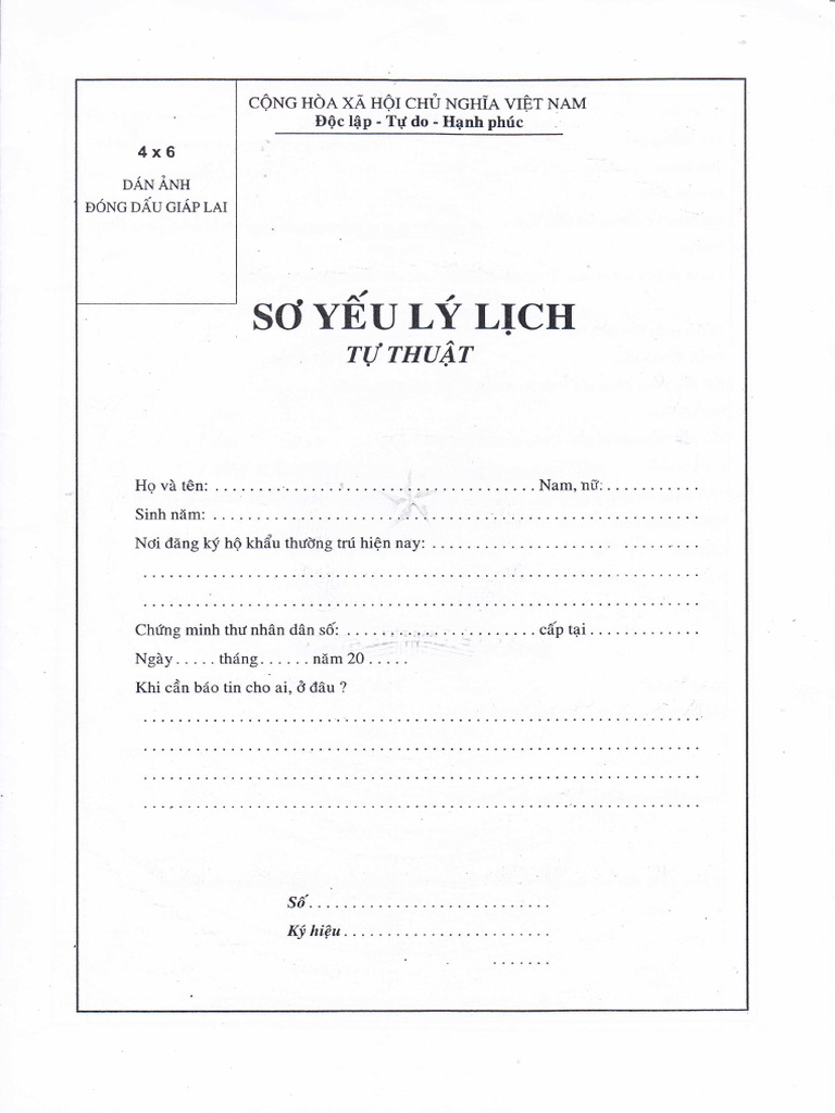 So Yeu Ly Lich PDF 2202082919 | PDF