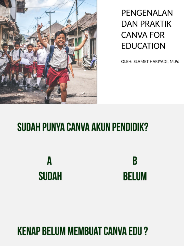 Pengenalan Dan Praktik Canva | PDF | Karier & Perkembangan | Seni