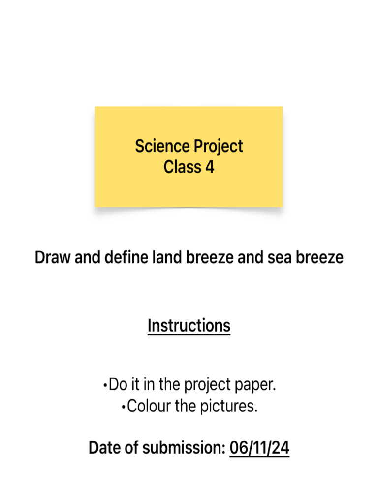 Class 4 Science Project (2024) | PDF | Home & Garden | Art