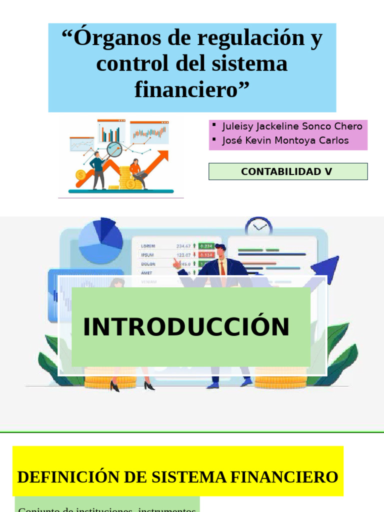 Órganos de Control Financiero SBS, BCRP, SMV | PDF | Bancos | Economias