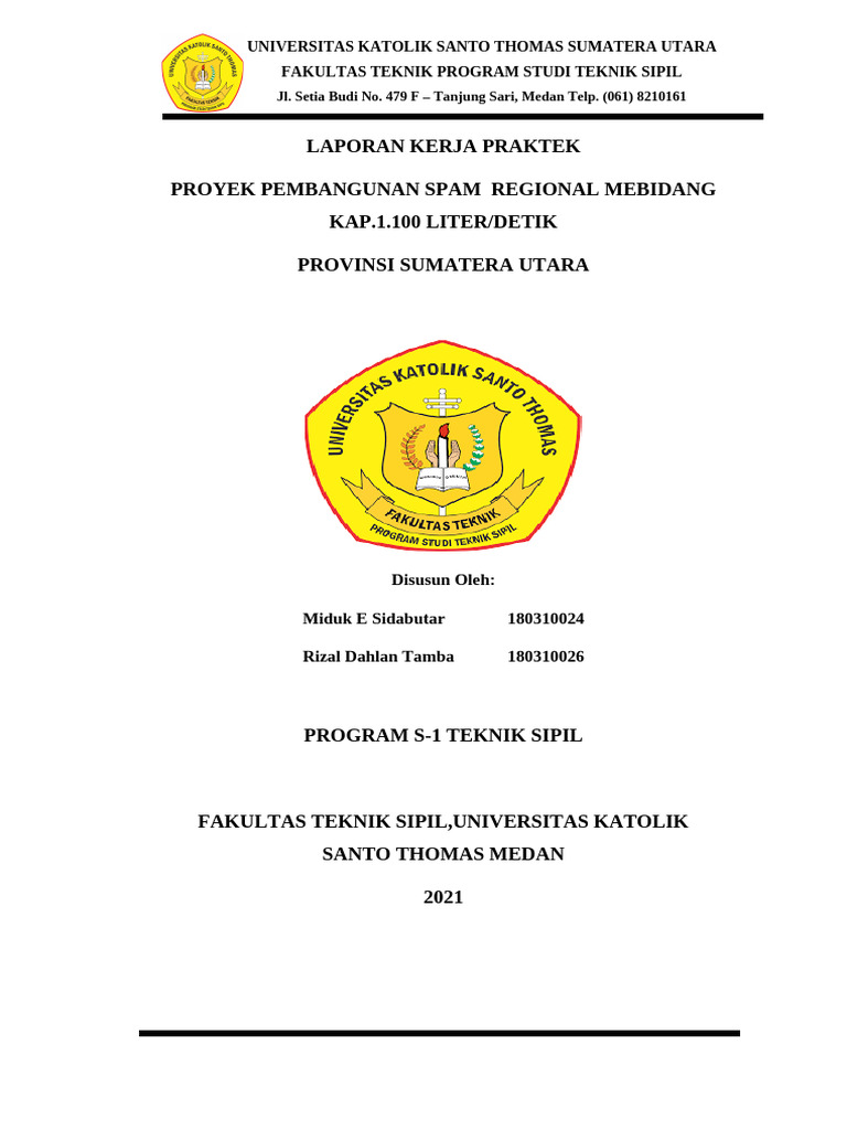 Laporan KP BG Miduk | PDF | Seni | Teknologi & Rekayasa