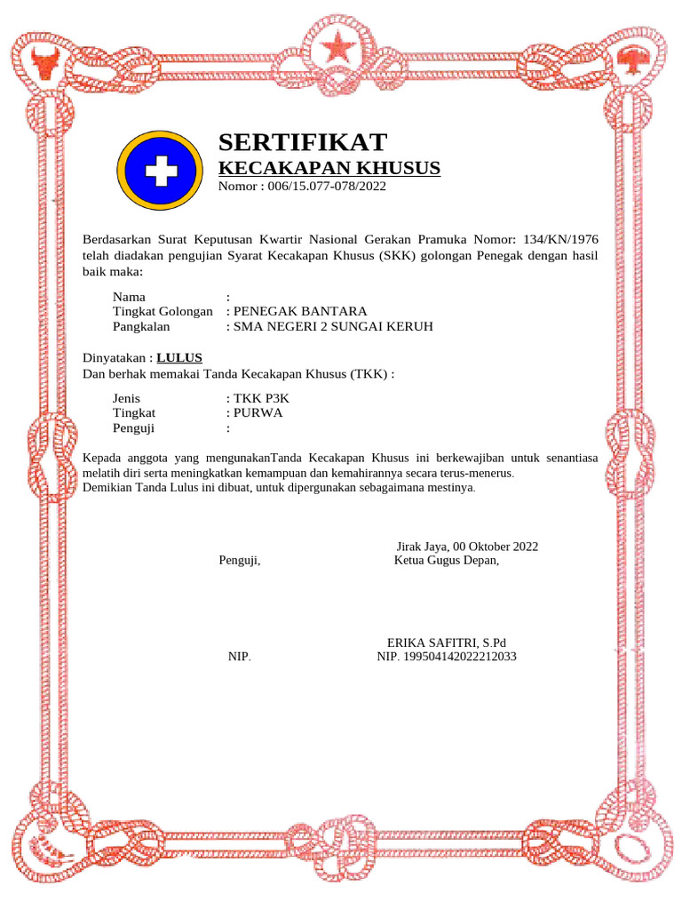 TKK P3K | PDF