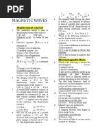 Class 12 EM Waves PYQs | PDF | Electromagnetic Radiation | Waves