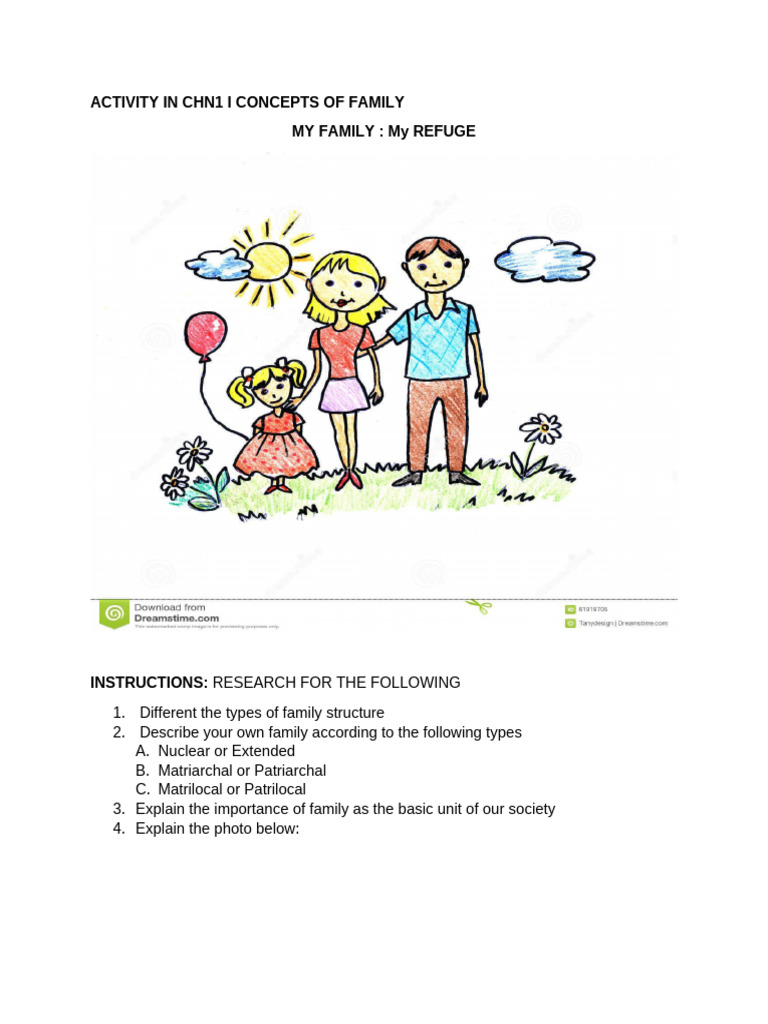 Activity in CHN1 I Concepts of Family | PDF