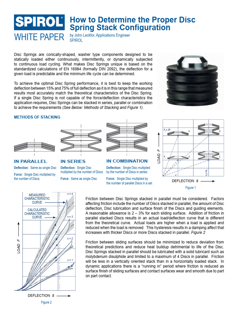 SPIROL Whitepaper - How To Determine The Proper Disc Stack ...