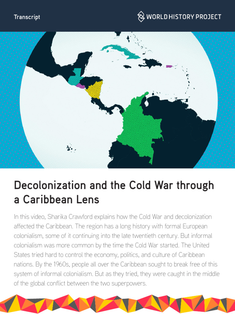 Decolonization and The Cold War Through A Caribbean Lens | PDF | Cuba | Cuban Revolution