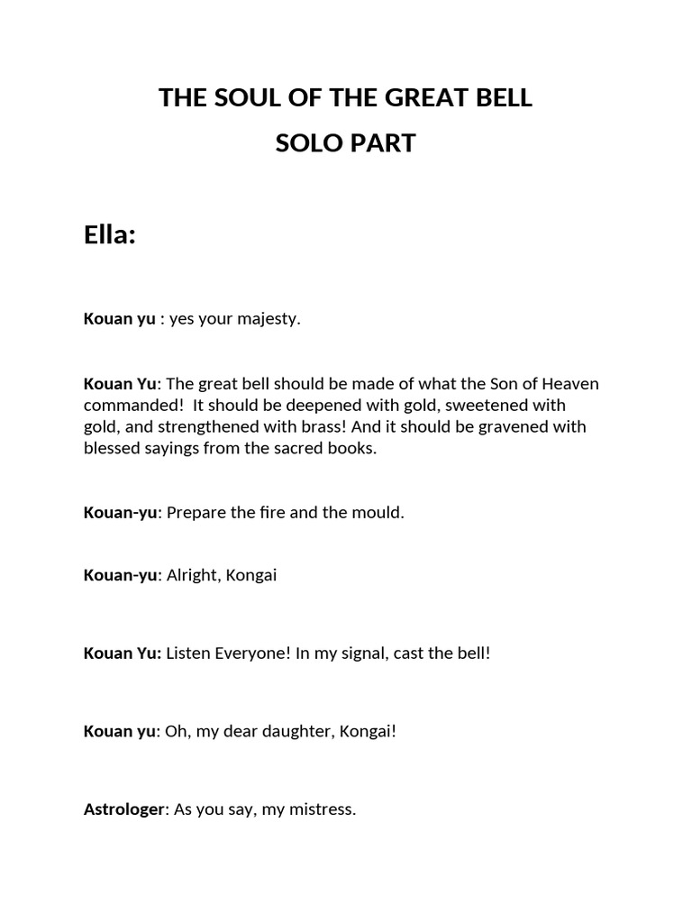 Ella Script | PDF