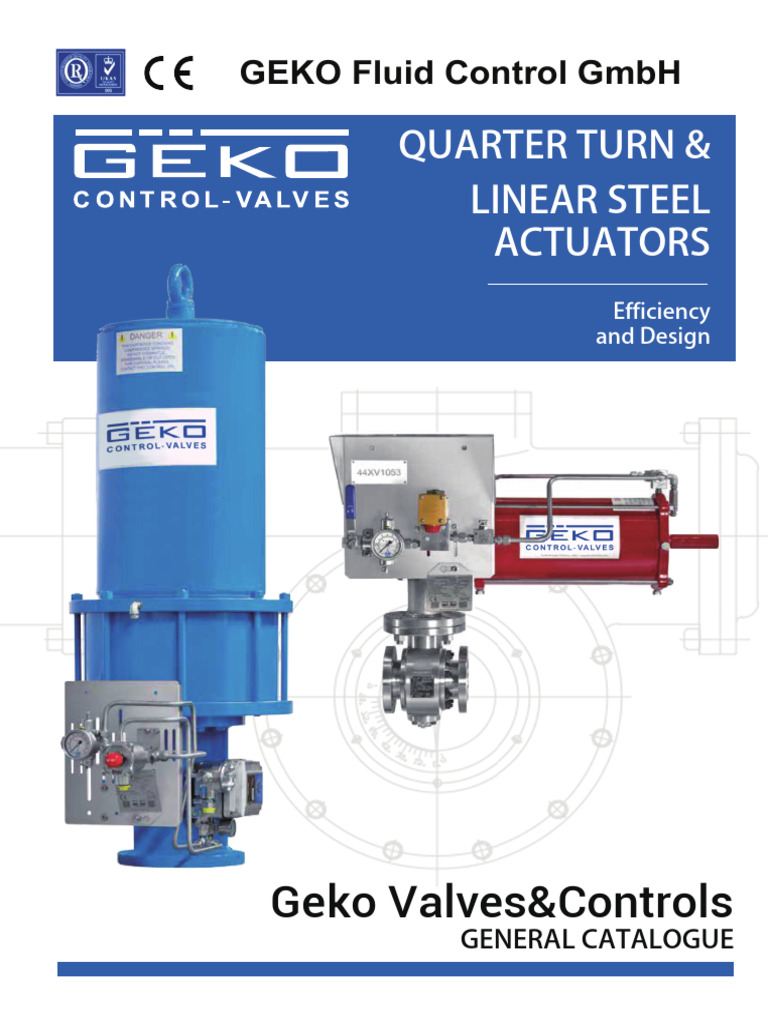 Geko Valves: Actuator Design & Efficiency | PDF | Valve | Actuator