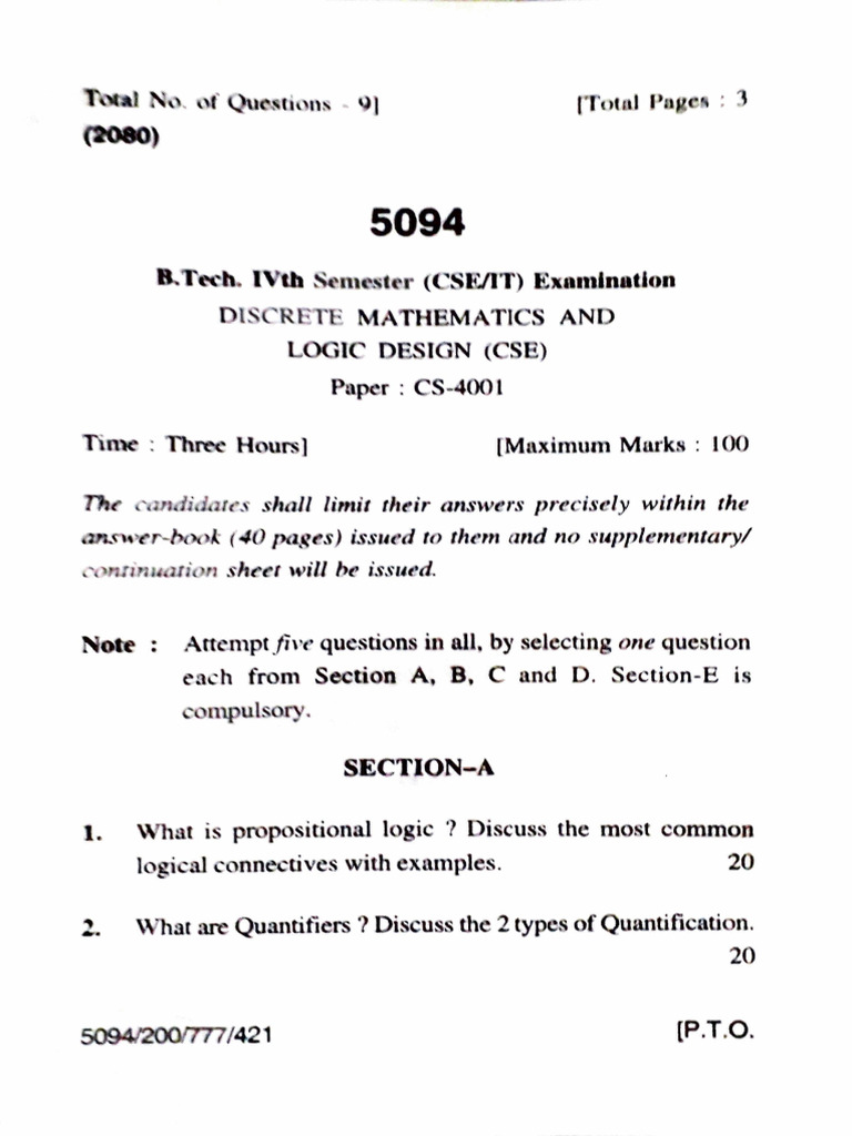 DM2020 | PDF | Combinatorics | Applied Mathematics