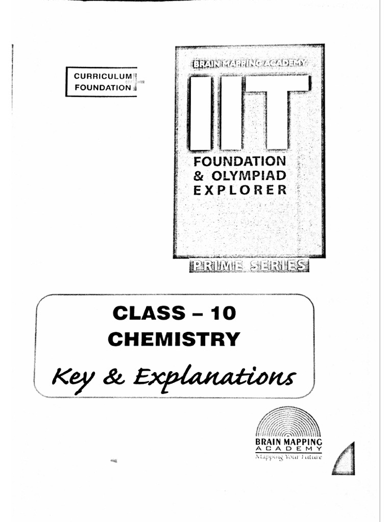 BMA Grade 10 Chem Solutions | PDF