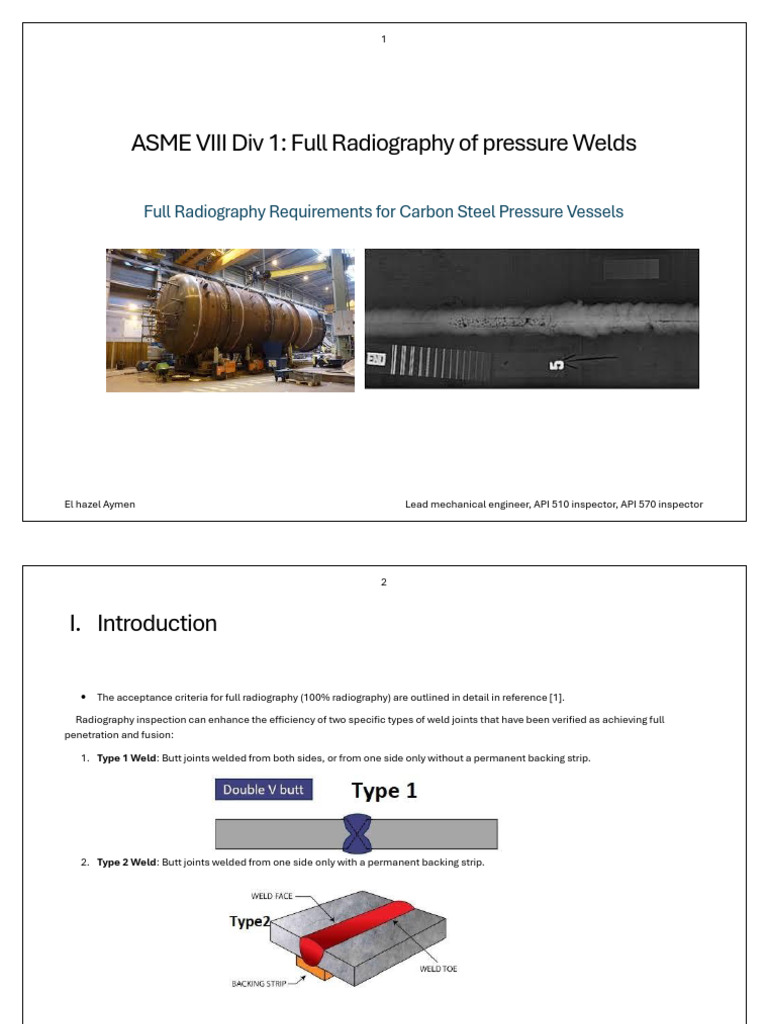 Pressure Vessel Radiography | PDF | Industrial Processes | Mechanical Engineering