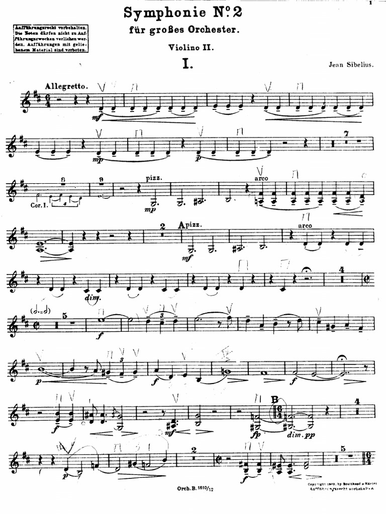 Sibelius-Vln II | PDF | Formas musicales | Elementos de la música