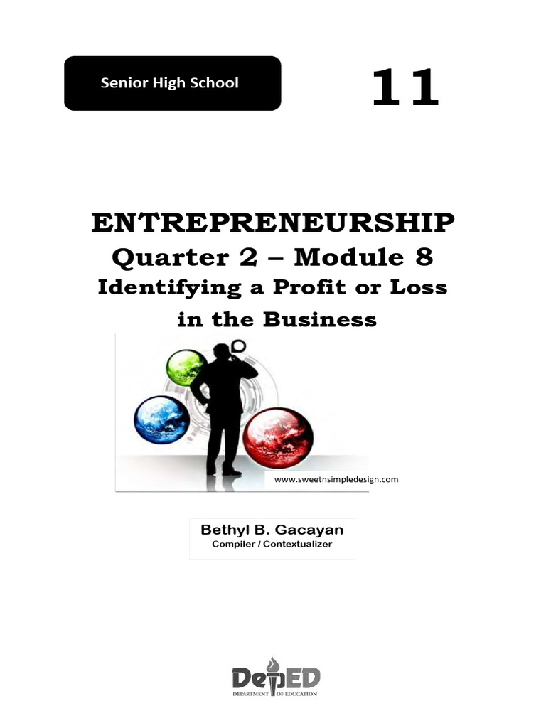 8 - Q2 Entrep | PDF | Debits And Credits | Money