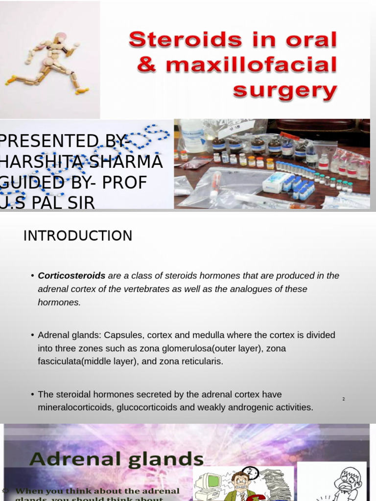 Use of Steriods in Omfs | PDF | Adrenal Gland | Glucocorticoid