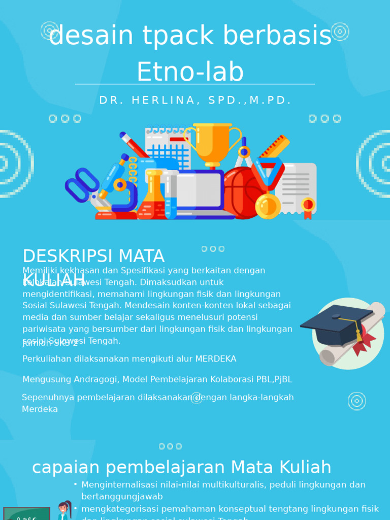 DesainTPACK Berbasis Etno-Lab - Pertemuan 1 | PDF