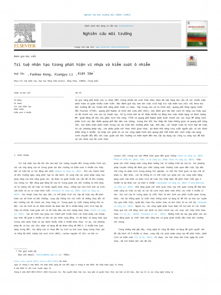 1 s2.0 S0013935124017171 Main | PDF