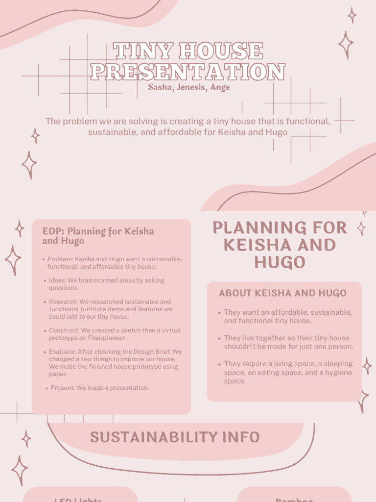 Tiny House Presentation | PDF | Career & Growth | Home & Garden