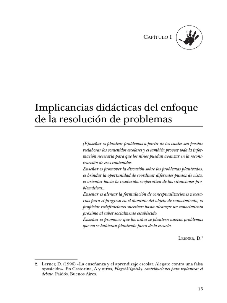 Gonz-Lez - Weinstein. La Ense-Anza de La Matematica en El Jardin de ...