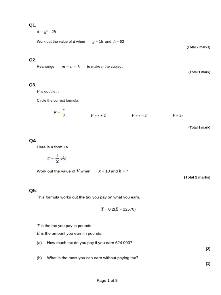 Math Problem Solving and Formulas | PDF | Applied And Interdisciplinary Physics | Continuum ...