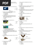 30 Latihan Soal IPAS Kelas 3 SD Bab 1 Semester 1 Kurikulum Merdeka Mari Kenali Hewan Di Sekitar ...