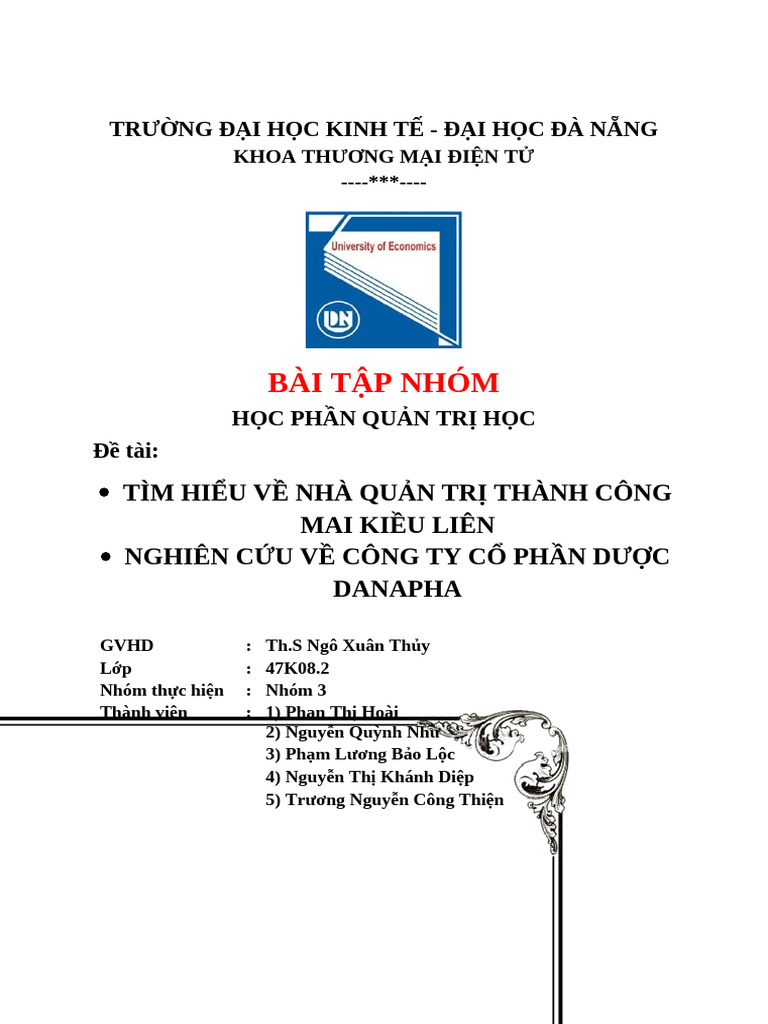 BT Nhóm 3 - QTH - 47K08.2 | PDF