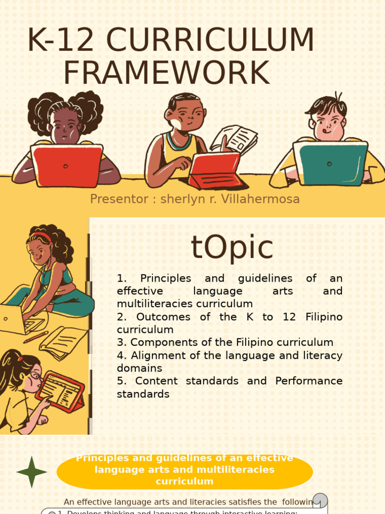 K 12 Framework | PDF | Literacy | Communication