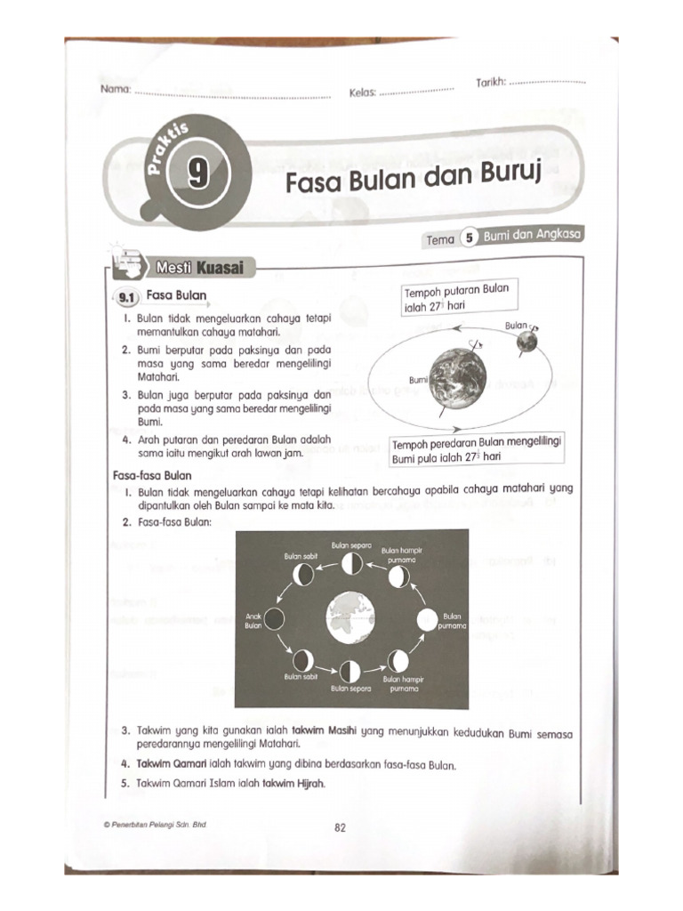 Fasa Bulan Dan Buruj | PDF