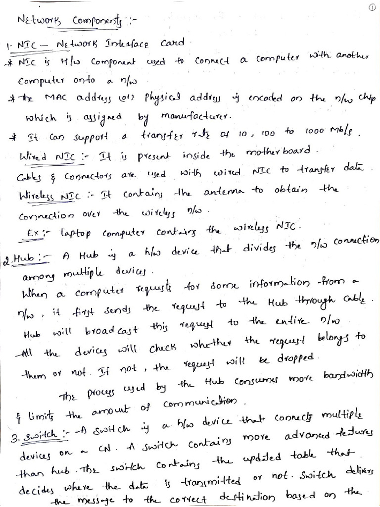 CN - Units 1,2 | PDF