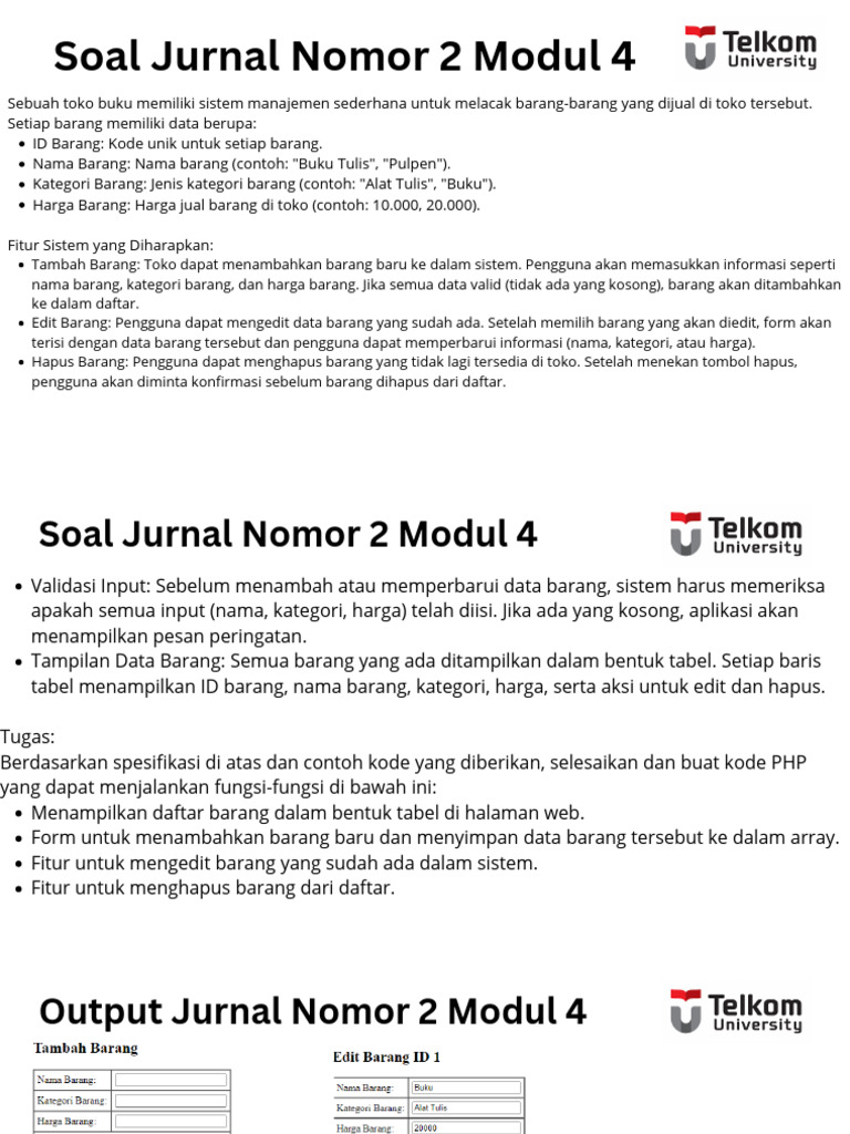 Soal Jurnal No 2 Modul 4 | PDF