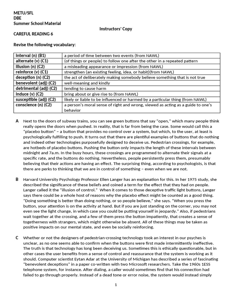 CR06 | PDF | Psychology | Psychological Concepts
