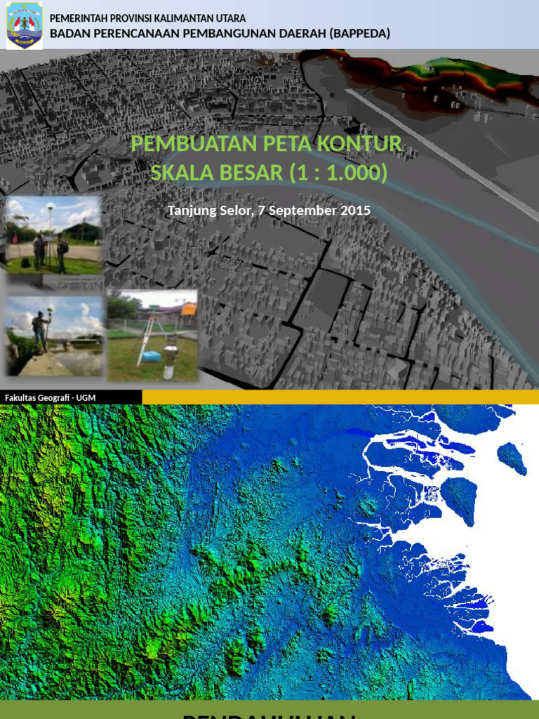 Ekspose Akhir Peta Kontur Kaltara | PDF