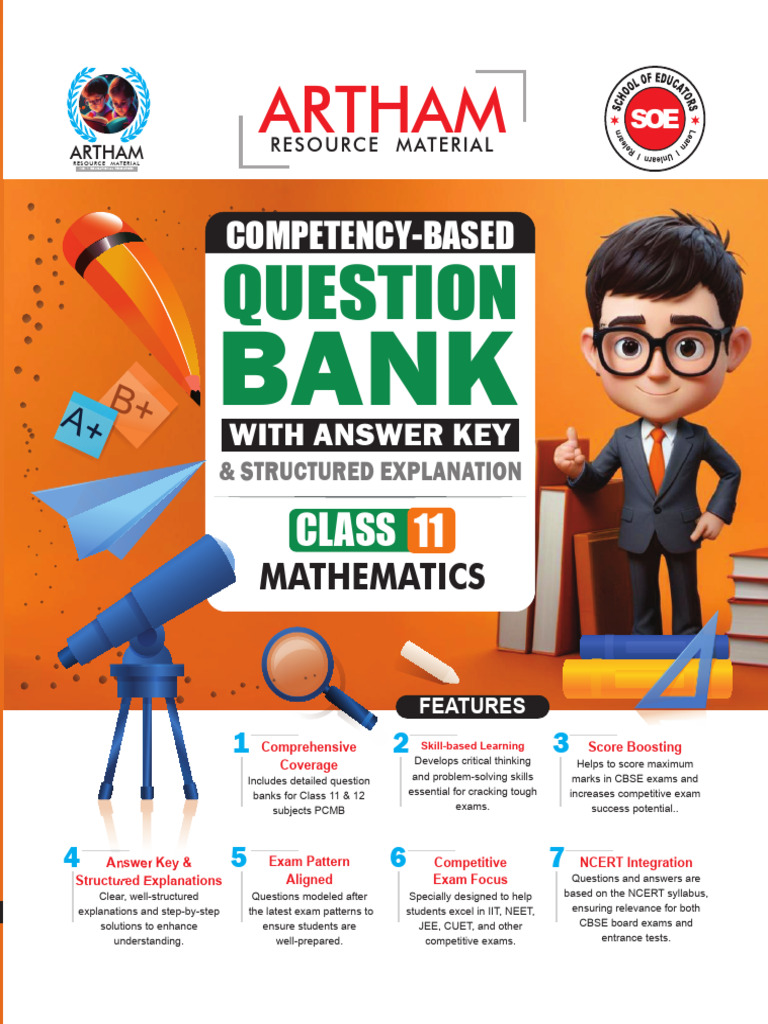 Class 11 Mathematics Competency Based Question Bank With Answer Key 5 ...