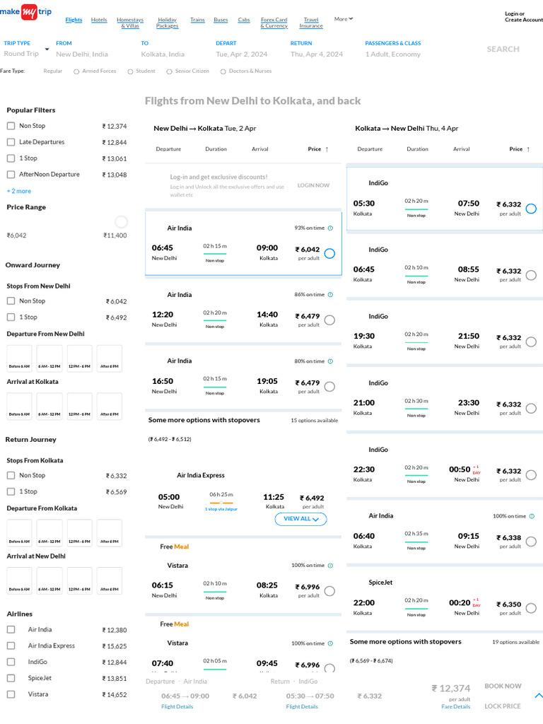 MakeMyTrip_01 April 24 | PDF | Airlines | Aviation