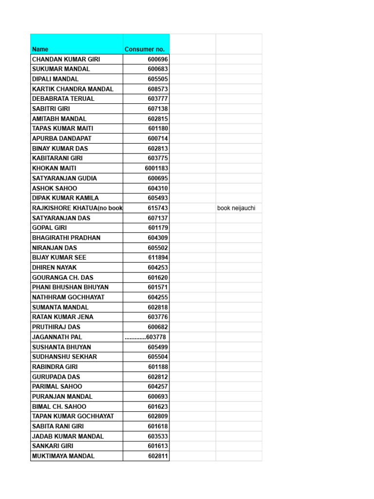 Gas Customer Details | PDF
