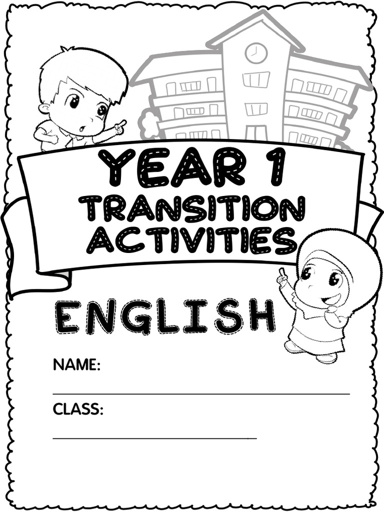 Year 1 English Transition Activities | PDF