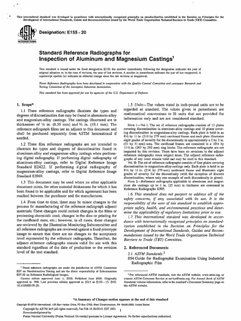 Astm E155 | PDF
