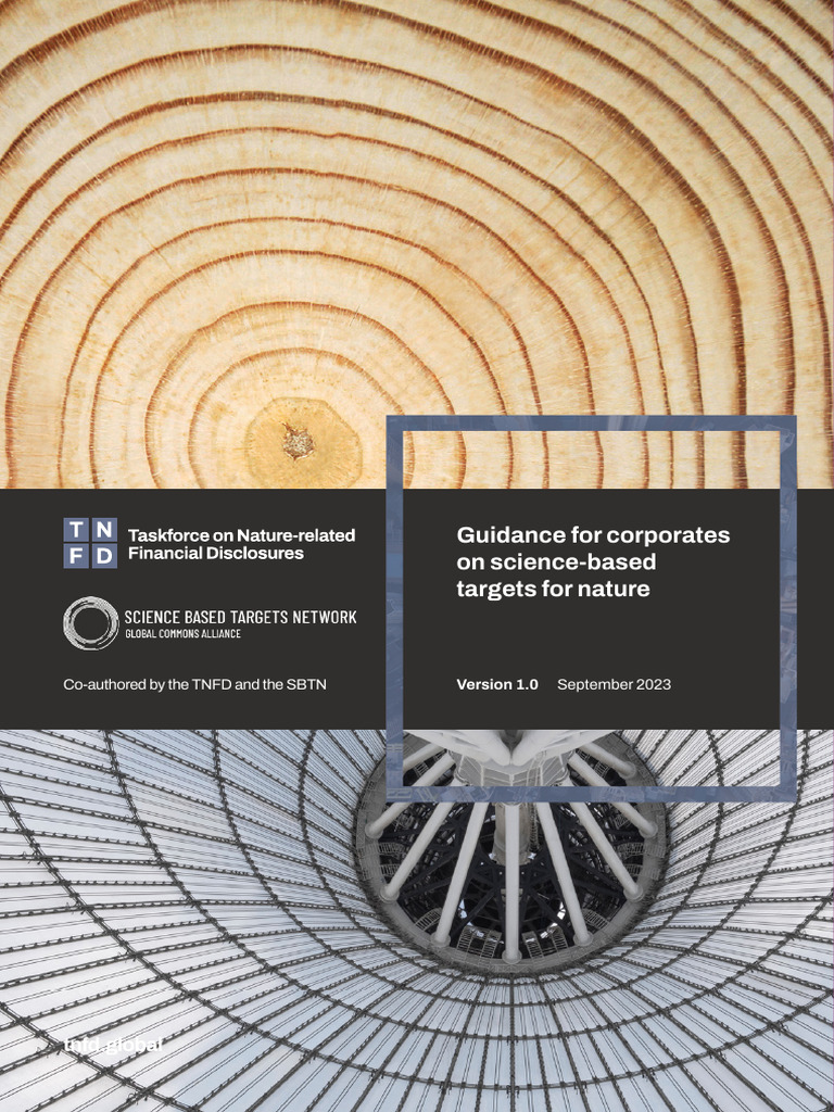 Guidance on Science-Based Nature Targets | PDF | Risk | Supply Chain