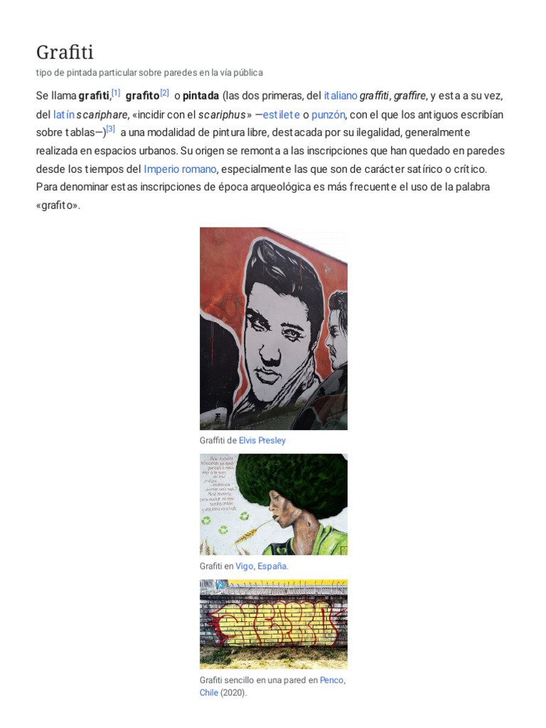 Grafiti | PDF | Pintada