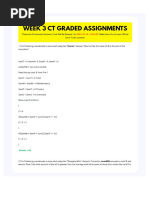 Week 3 - Graded Assignment | PDF | Computer Programming | Computer Science