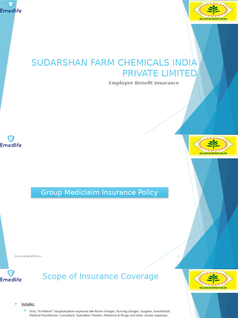 SUDARSHAN Benefit Manual-GMC - Revised | PDF | Hospital | Insurance