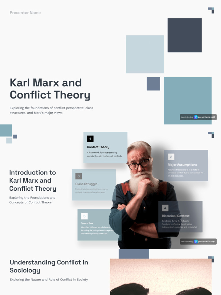 Karl Marx and Conflict Theory | PDF