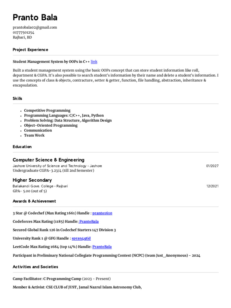 My Resume | PDF