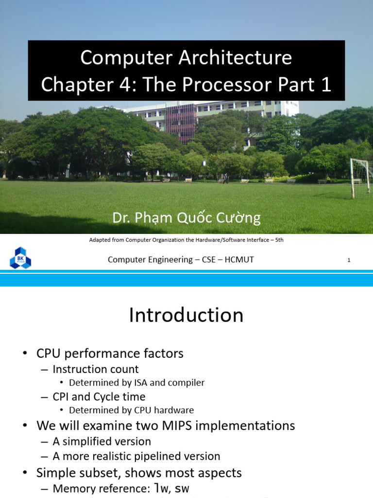 Chapter4_part1 | PDF | Central Processing Unit | Digital Electronics