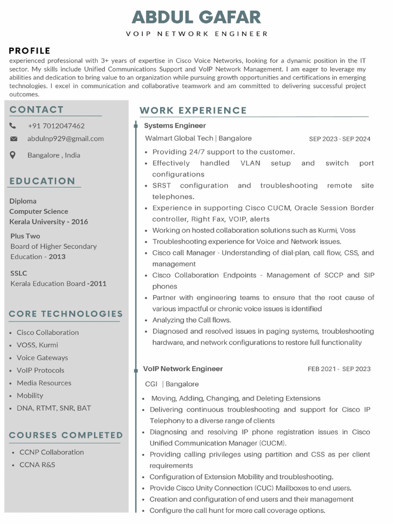 Abdul Resume | PDF